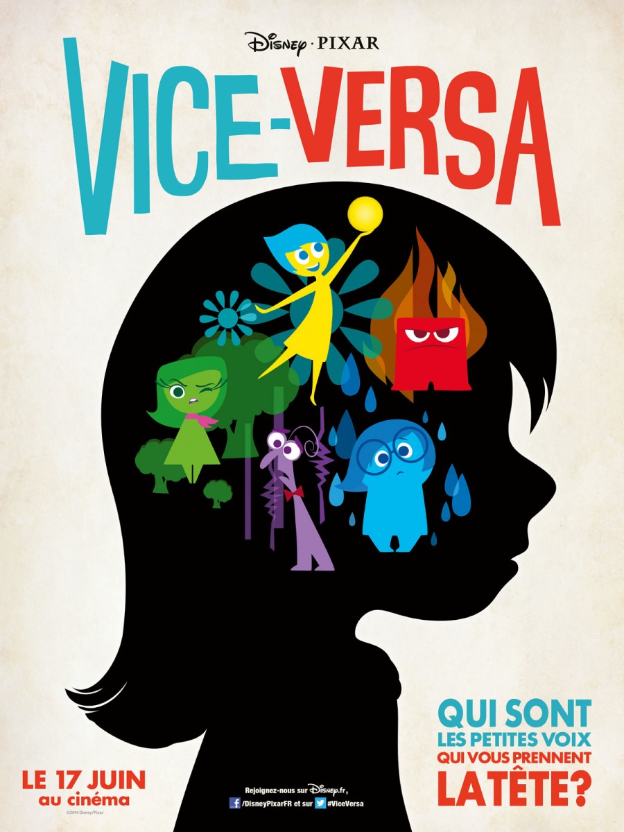 Vice-Versa, le film qui nous raconte ce qu’il se passe dans nos têtes ...